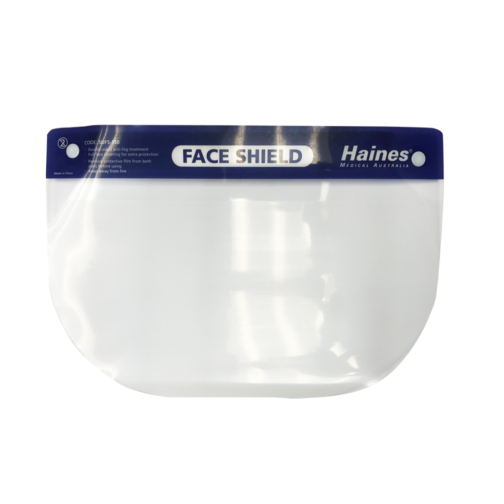 HAINES DISPOSABLE FACE SHIELD | DLC Vet